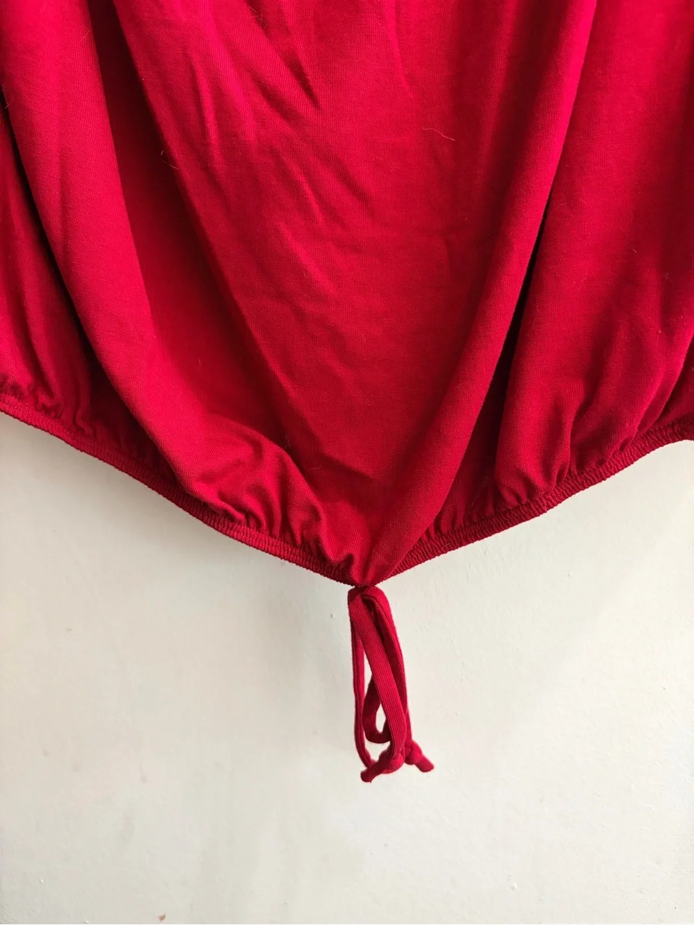 Streetwear Society | Tops | Streetwear Society Red Elastic Off The ...